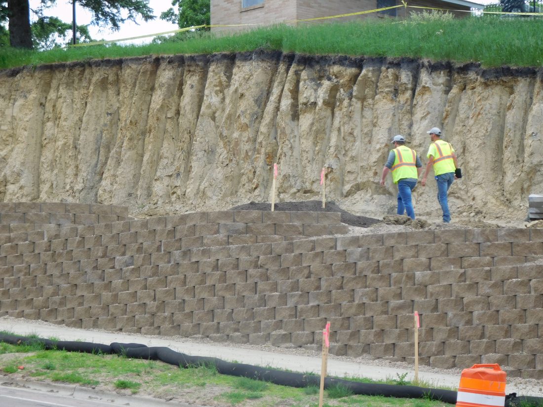 Wall rising; seats in place | News, Sports, Jobs - The Journal